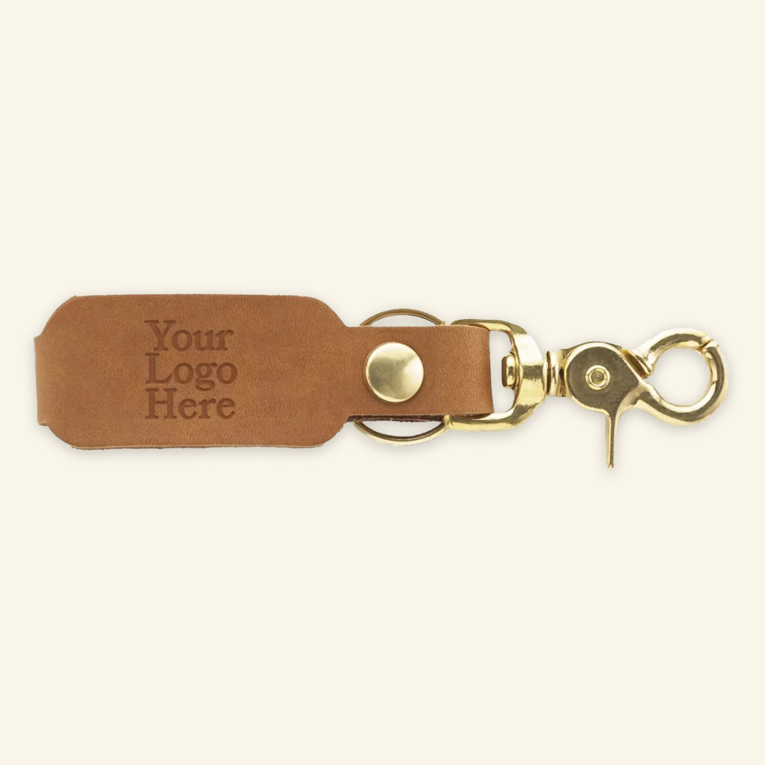 Leather Belt Loop Keychain- Free Initials or Logo – Oowee Products